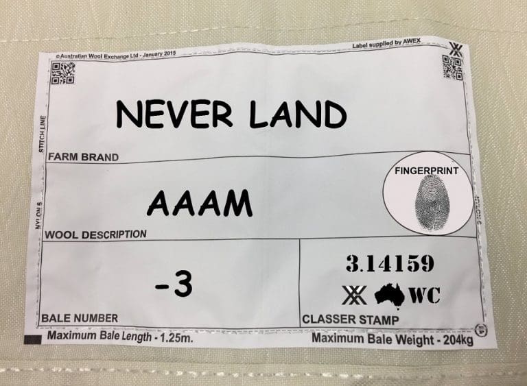 AWEX trials wool bale fingerprint technology for just one day - Sheep ...