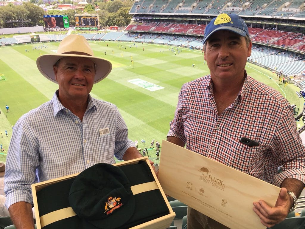 Wool growers present new baggy green cap fabric for Aussie cricketers ...