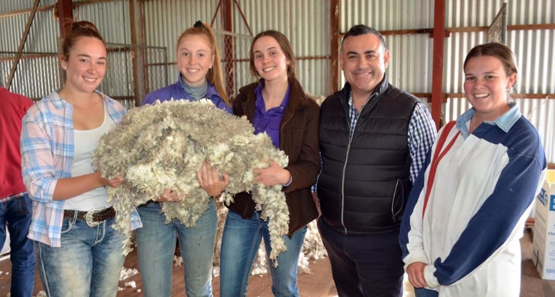 Growing NSW shearing school gets hands-on with politicians - Sheep Central