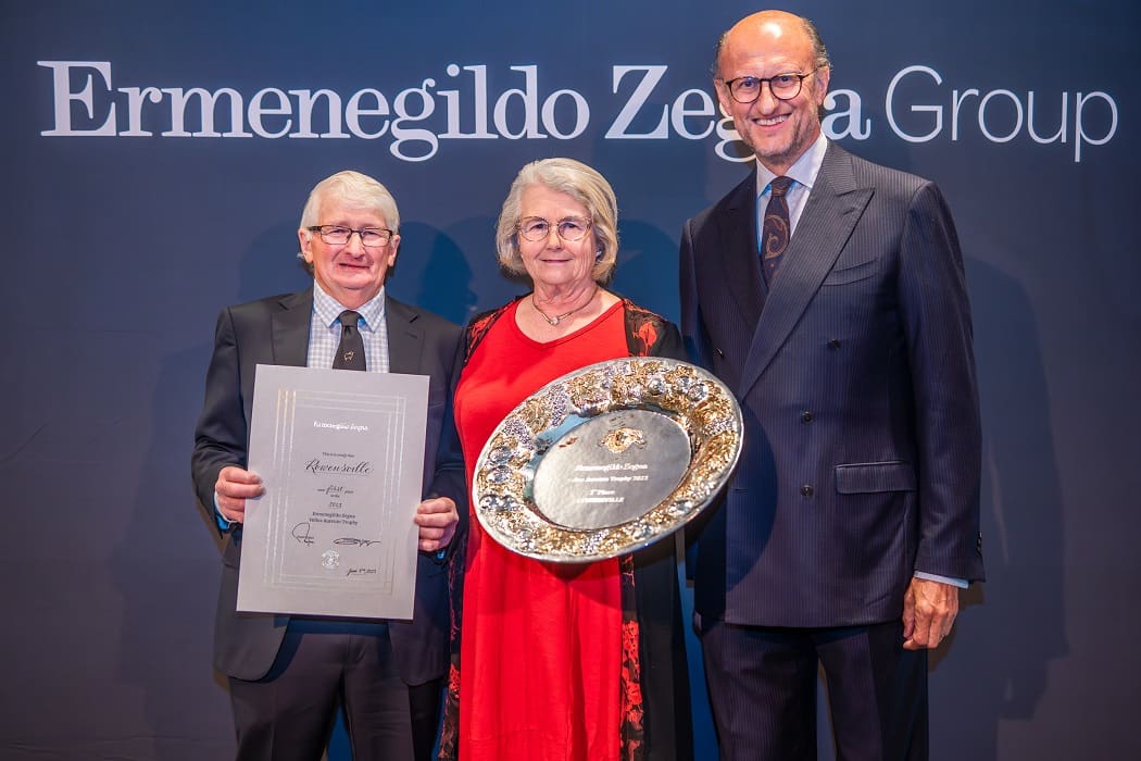 Rowbottoms' world record 9.4 micron fleece wins Zegna award - Sheep Central