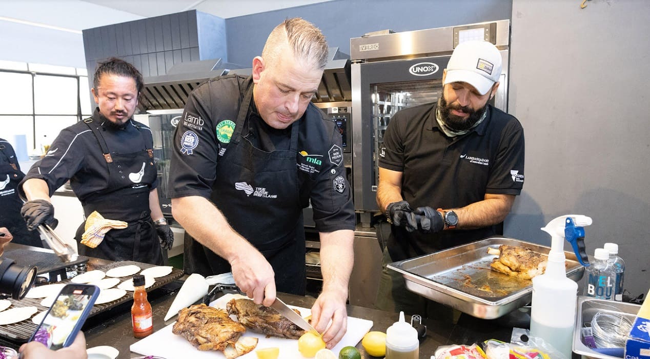Sam's lamb burgers and spicy patties ready for AFL appetites - Sheep ...