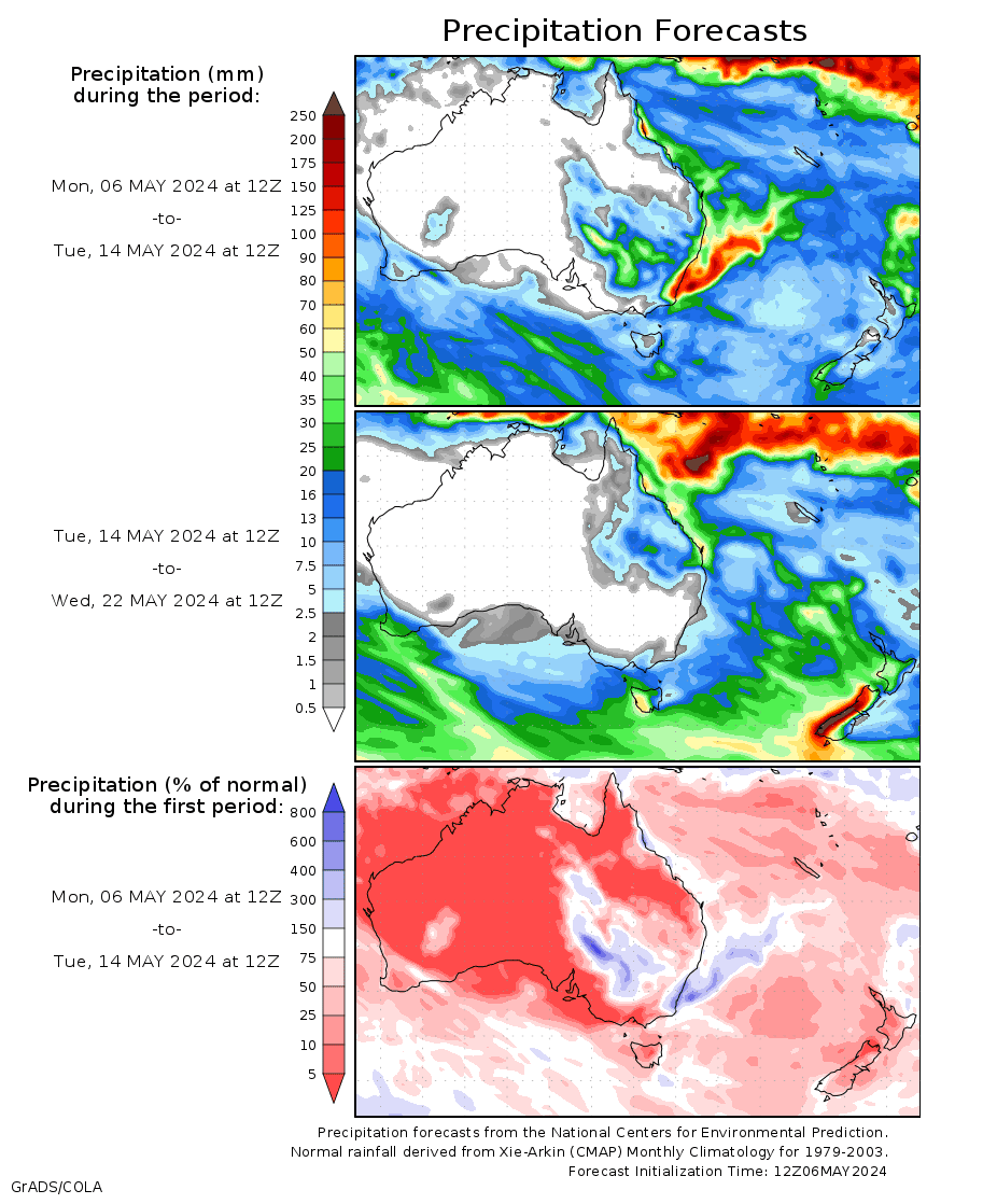 Weekly Rainfall Update Rainfall Outlook 7 May 2024 Sheep Central