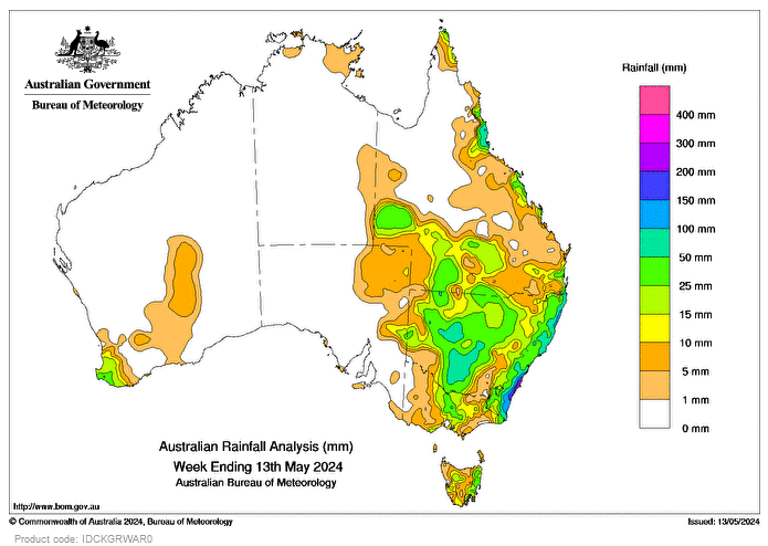 Weekly Rainfall Update Rainfall Outlook 15 May 2024 Sheep Central