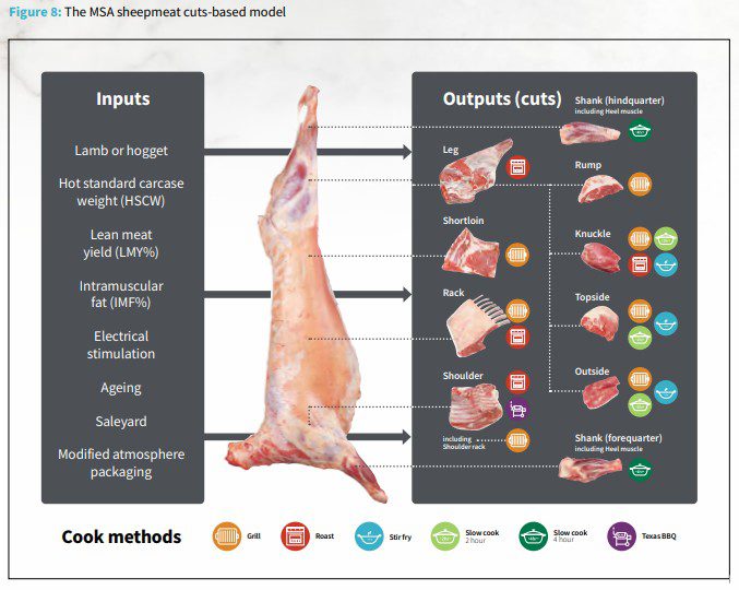 Meat Standards Australia cuts-based sheepmeat model closer - Sheep Central